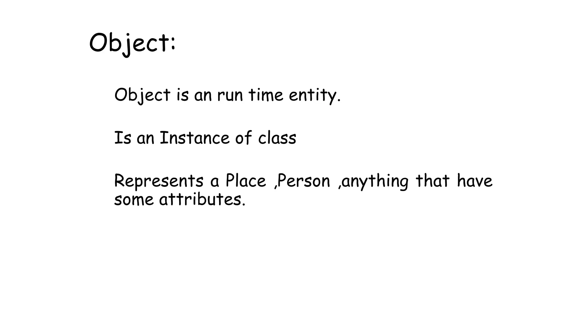 Object Oriented Programming Language Is An Oop Ppt