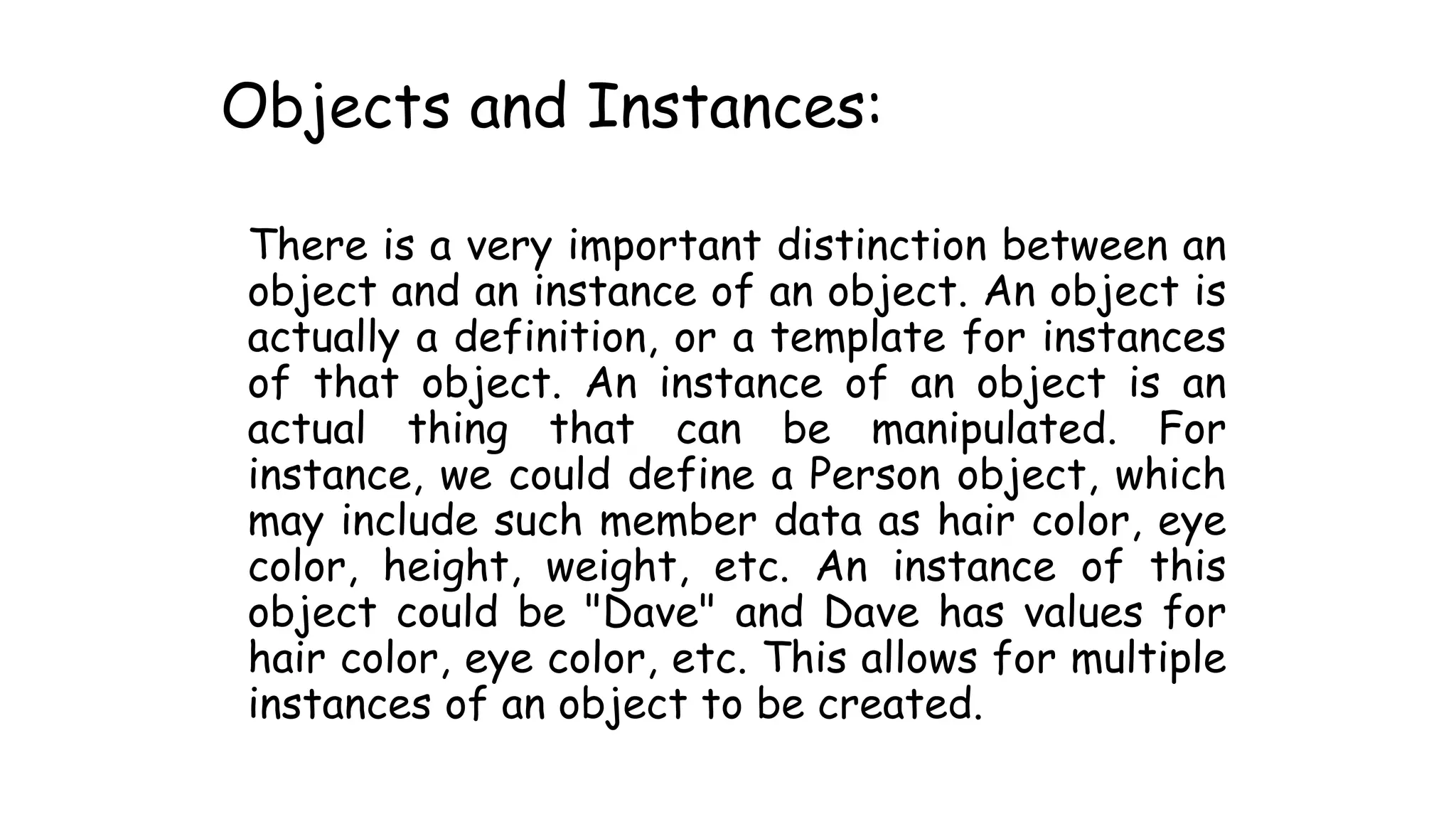 Object Oriented Programming Language Is An Oop Ppt 2001