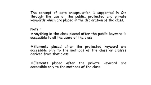 Object Oriented Programming Language Is An Oop Pptx Programming Languages Computing