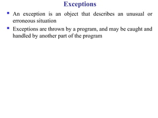 Computer Object Oriented Programming - Chapter 4 - Excption Handling.ppt