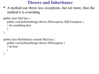 Computer Object Oriented Programming - Chapter 4 - Excption Handling.ppt