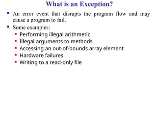 Computer Object Oriented Programming - Chapter 4 - Excption Handling.ppt