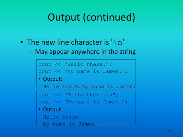 Object oriented programming 10 variables input and output | PPT Object oriented programming 10 variables input and output | PPT