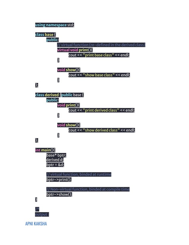 Object Oriented Programming Notes Provided Pdf