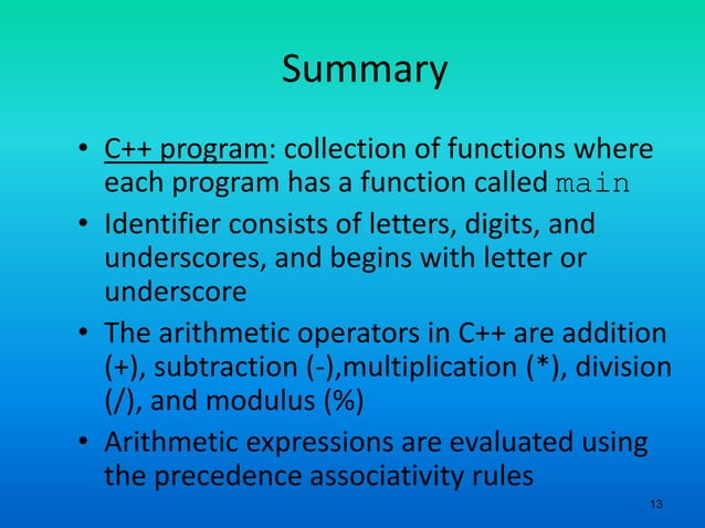 Object oriented programming 12 programming steps in cpp and example | PPT Object oriented programming 12 programming steps in cpp and example | PPT