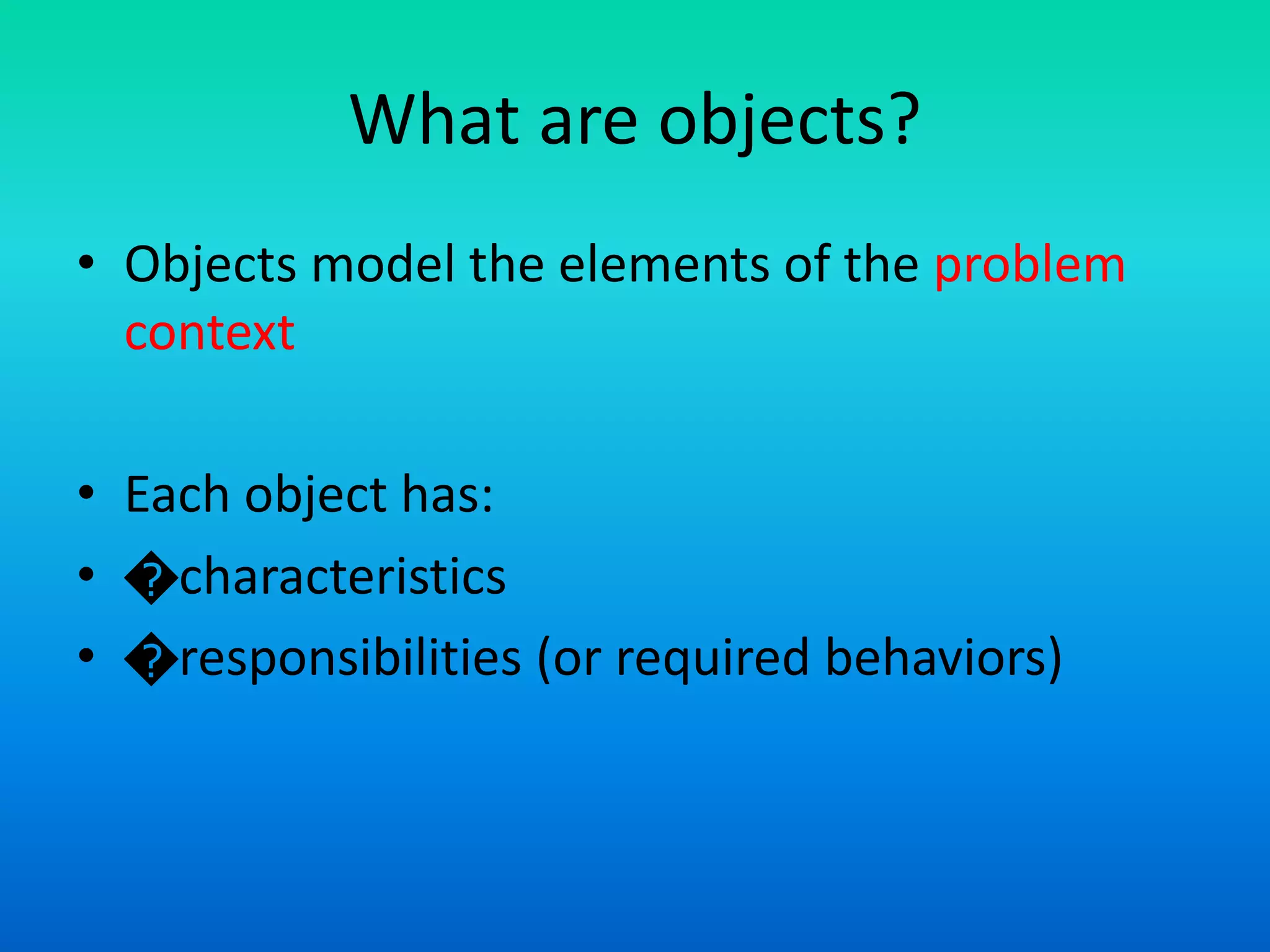 Object Oriented Programming 1 Introduction To Oop Ppt