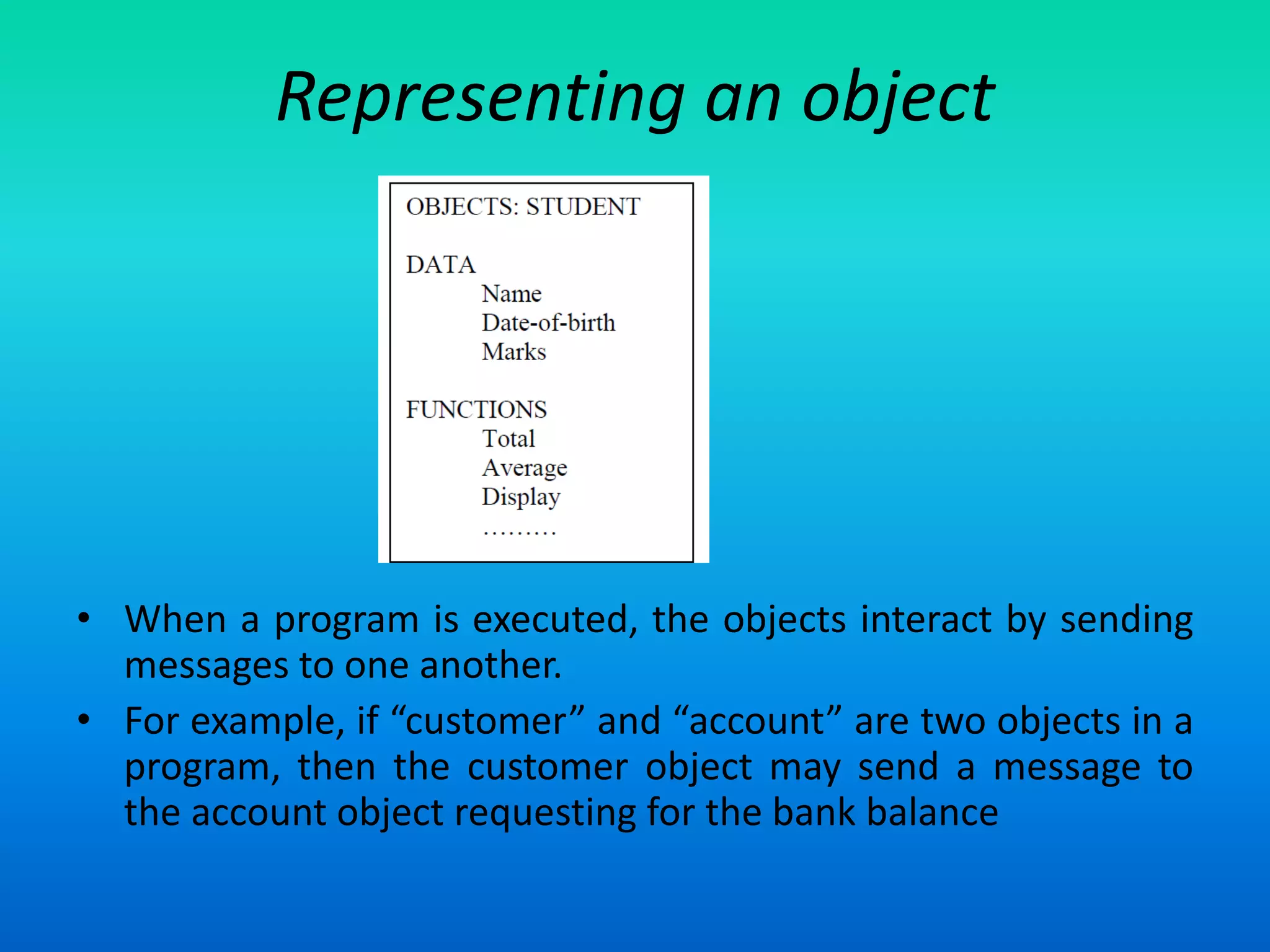 Object Oriented Programming 6 Oop With C Ppt