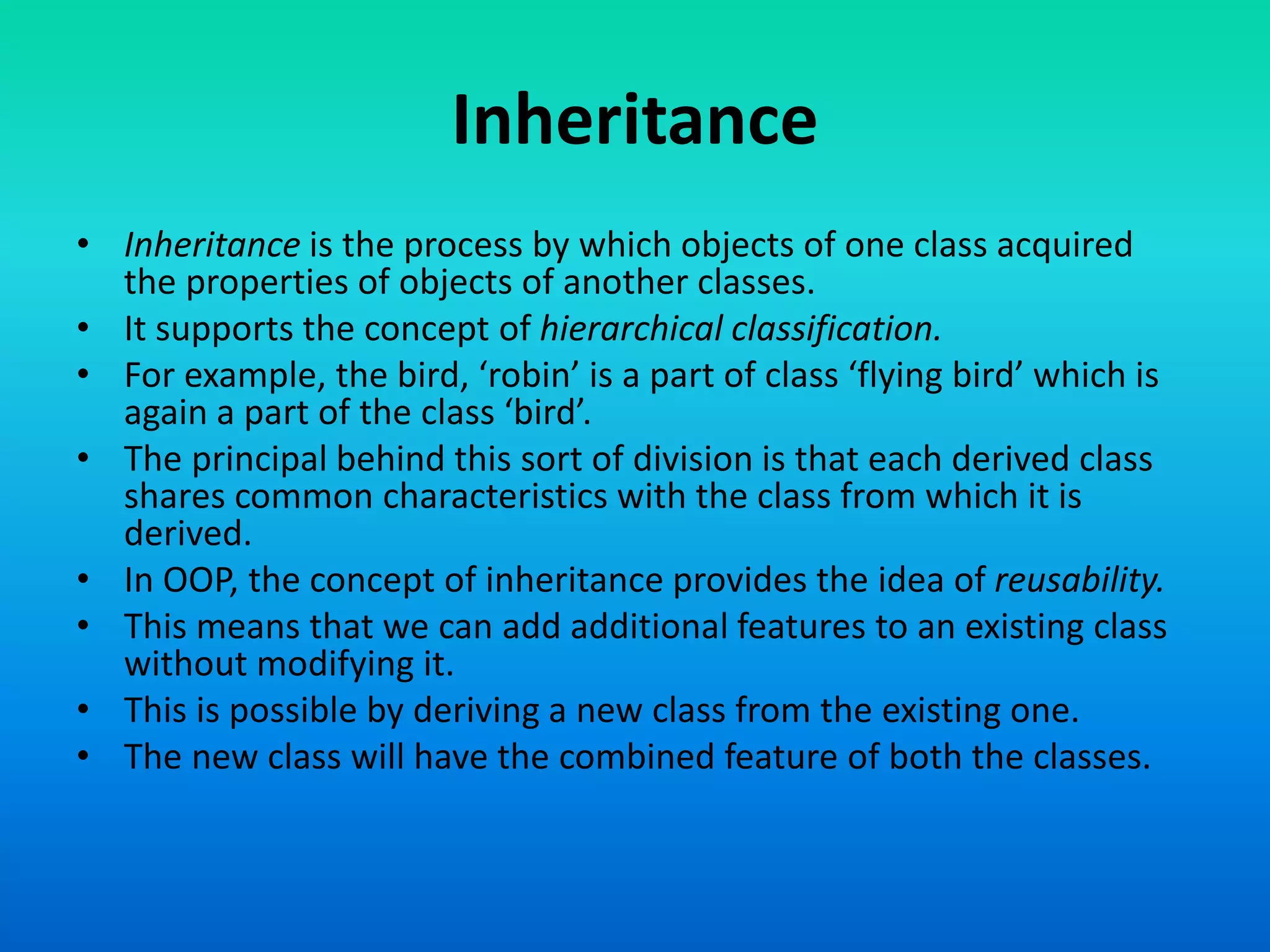 Object Oriented Programming 6 Oop With C Ppt