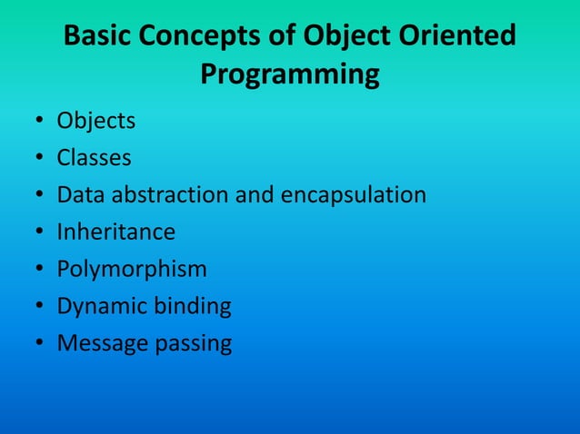 Object Oriented Programming 6 Oop With C Pptx Programming Languages Computing