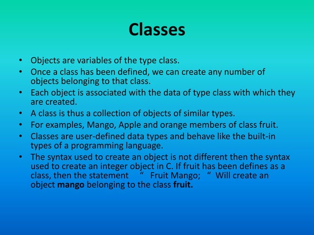 Object oriented programming 6 oop with c++ | PPT