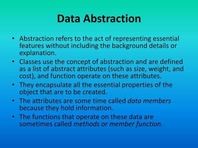 Object oriented programming 6 oop with c++ | PPT