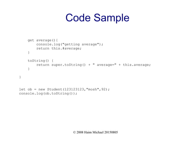 OOP Best Practices in JavaScript | PPT