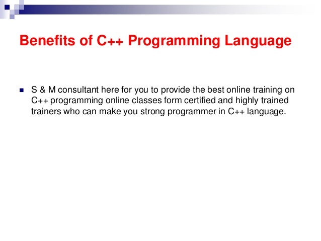 C Plus Plus Programming Language