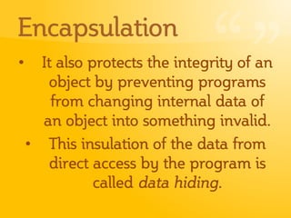 Object Oriented Programming Concepts | PPTX
