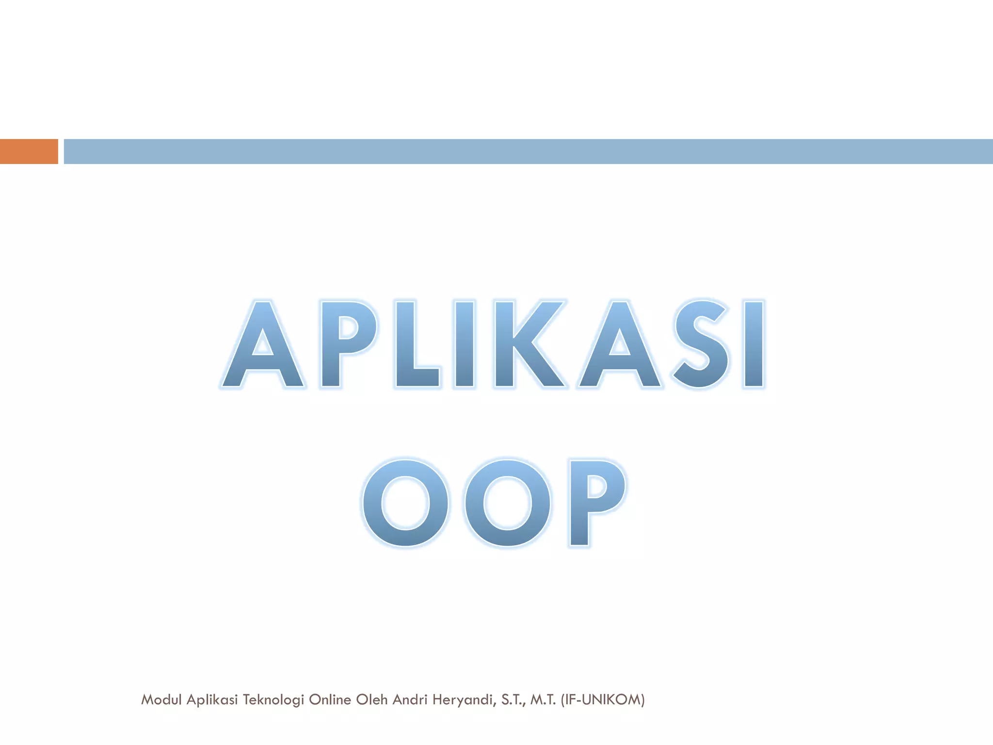Object Oriented Programming Dengan Php Pdf