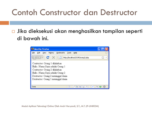 Object Oriented Programming Dengan Php Pdf