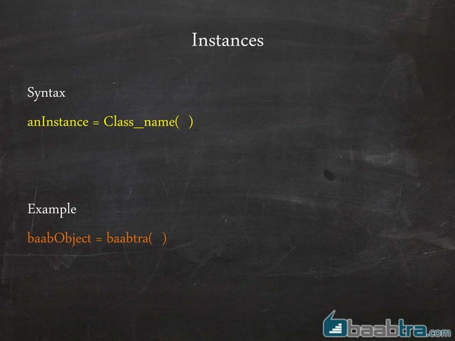 Object Oriented Programming In Python Ppt 7954