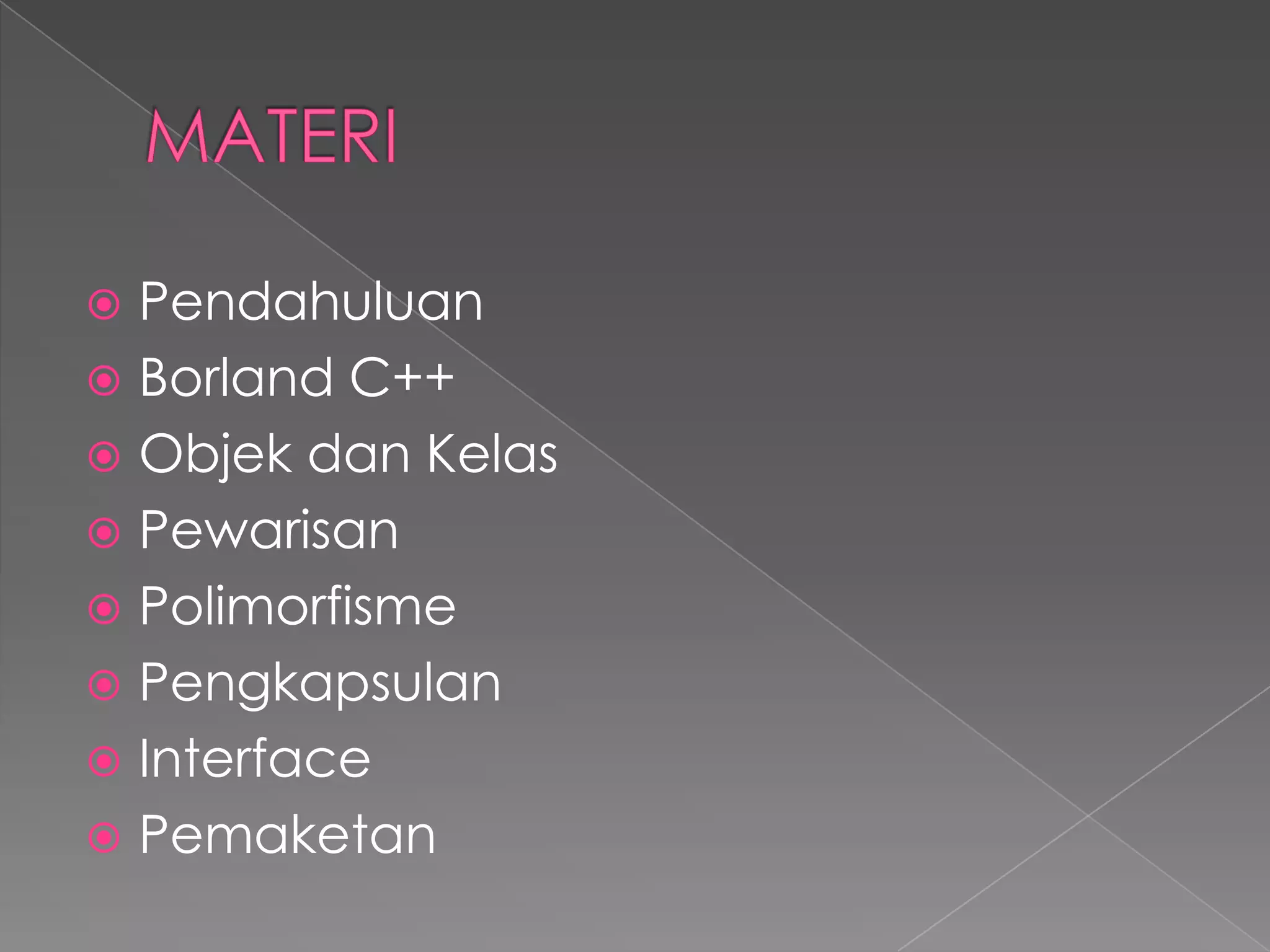 Object Oriented Programming Oop Pptx