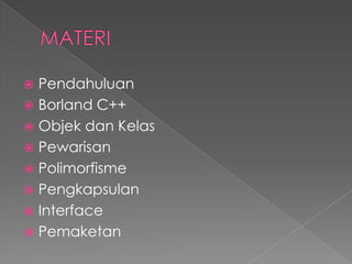 Object oriented programming ( oop | PPTX