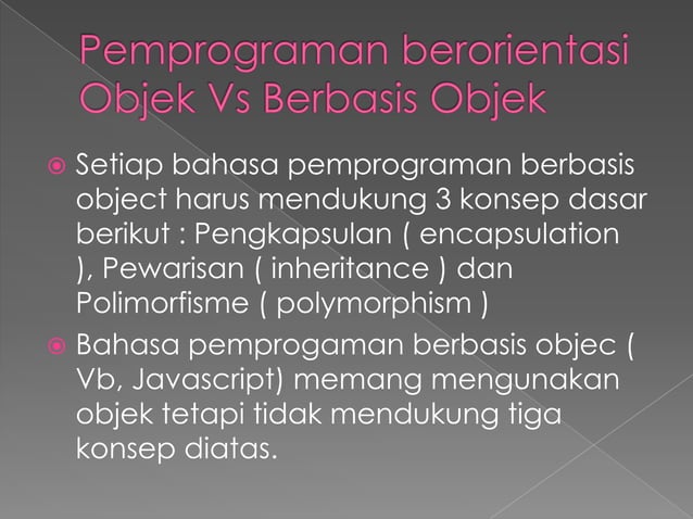 Object oriented programming ( oop | PPTX