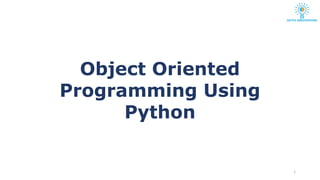 Object Oriented programming Using Python.pdf