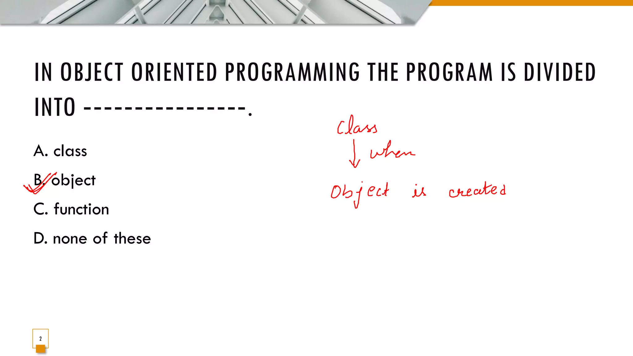 Object Oriented Programming With C Ppt