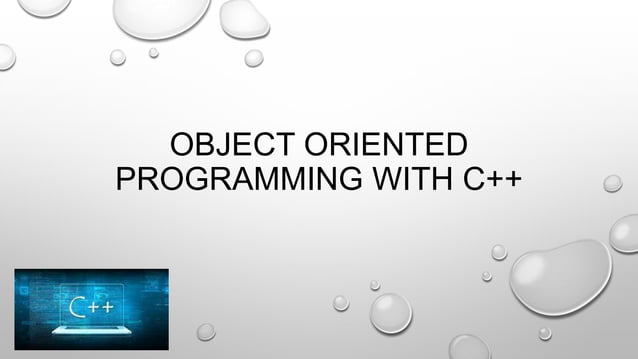 Object oriented programming with c++.pptx