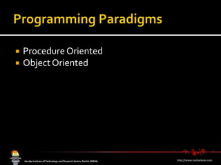 Object Oriented Technologies | PPTX | Programming Languages | Computing