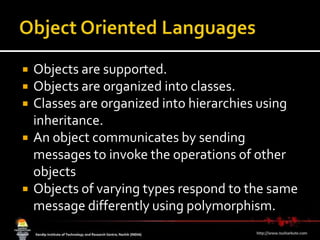 Object Oriented Technologies | PPTX | Programming Languages | Computing