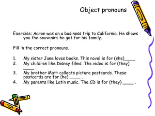 Object Pronouns | PDF
