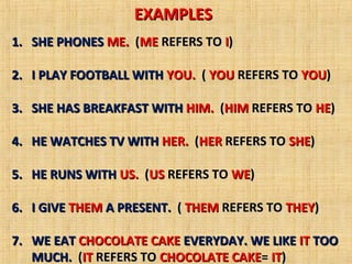 Object pronouns in english | PPT