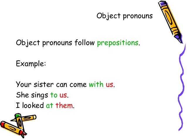 Object pronouns explanation