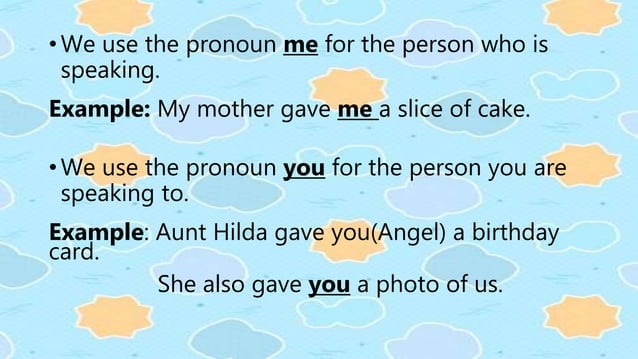 Object Pronouns | PPT