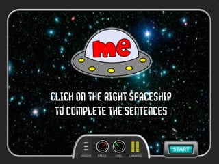 Object pronouns spaceship game | PPT