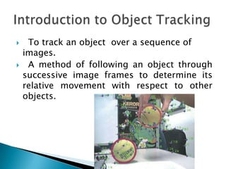 Object tracking | PPTX