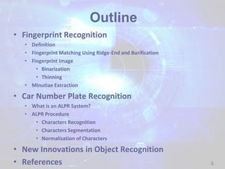 Object Recognition | PPTX