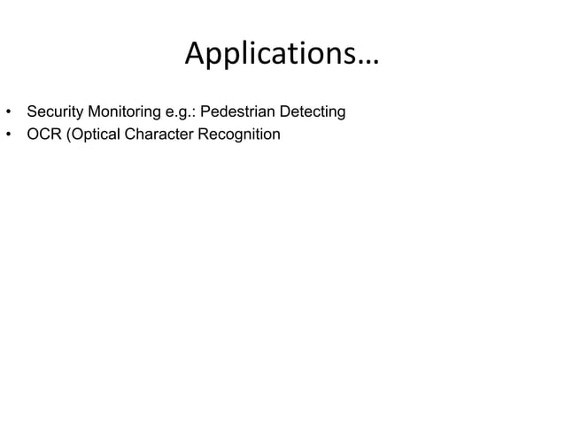 Introduction to Object recognition | PPTX