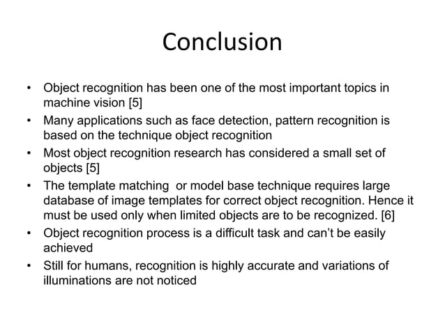 Introduction to Object recognition | PPTX