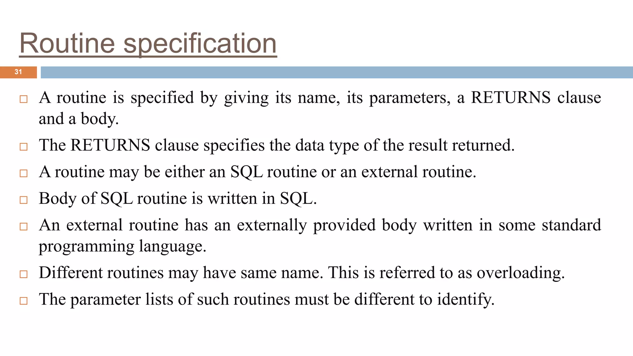 Object relational database management system | PPTX