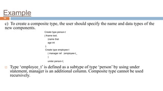 Object relational database management system | PPTX