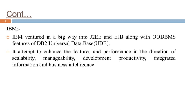 Object Relational Database Management System Pptx Databases Computer Software And Applications