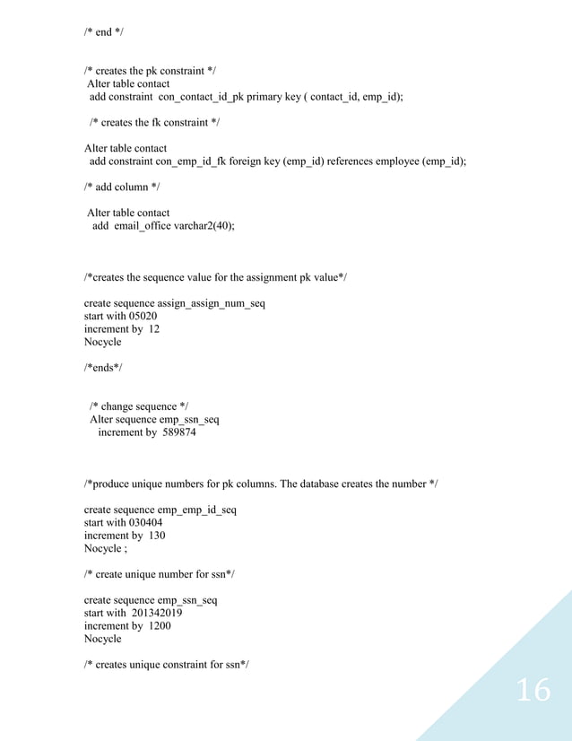 Object Relational Database Project | PDF