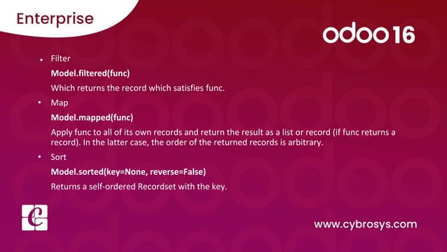 Object Relation Mapping In Odoo 16