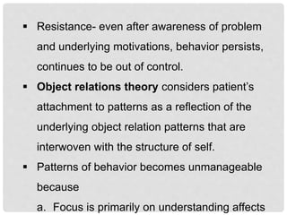 Object relation therapy | PPTX