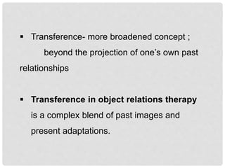 Object relation therapy | PPTX