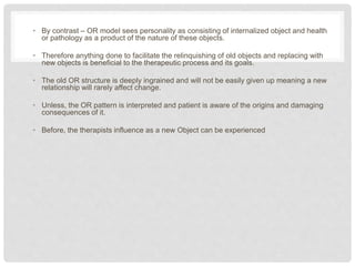 Object relation therapy | PPTX