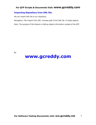 Object Repository | DOC | Operating Systems | Computer Software and Applications