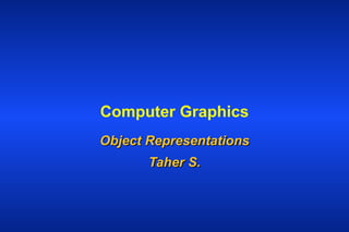 Object representations | PPT