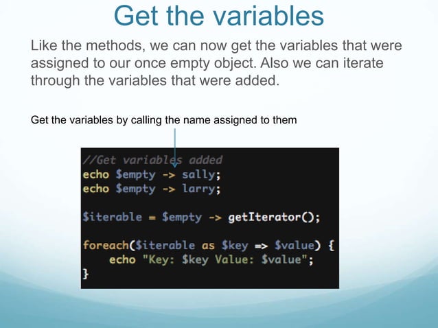 Creating Dynamic Objects PHP | PPT Creating Dynamic Objects PHP | PPT