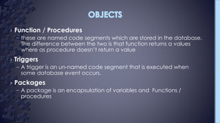 Schema Objects | PPT